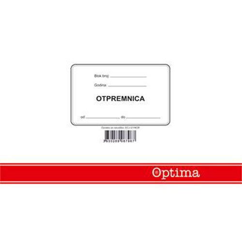 Obrazac EC-I-21/NCR otpremnica A5 Optima - Divmar trgovina